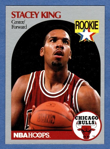 Stacey King RC 1990 NBA Hoops basketball Card #66 Chicago Bulls | eBay