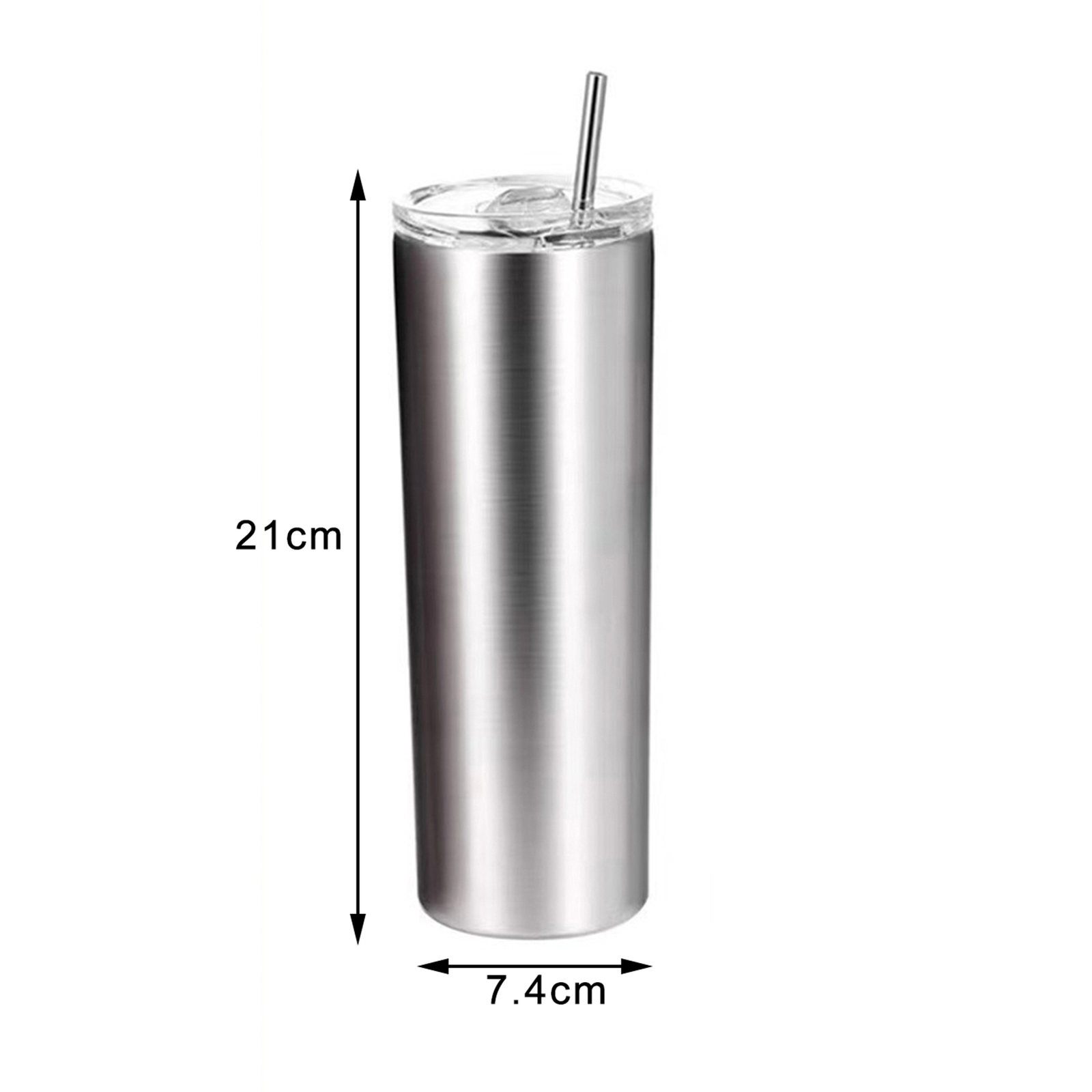 20oz Water Cup Food Grade Rust-proof Drinking Water Vacuum Straw Cup ...
