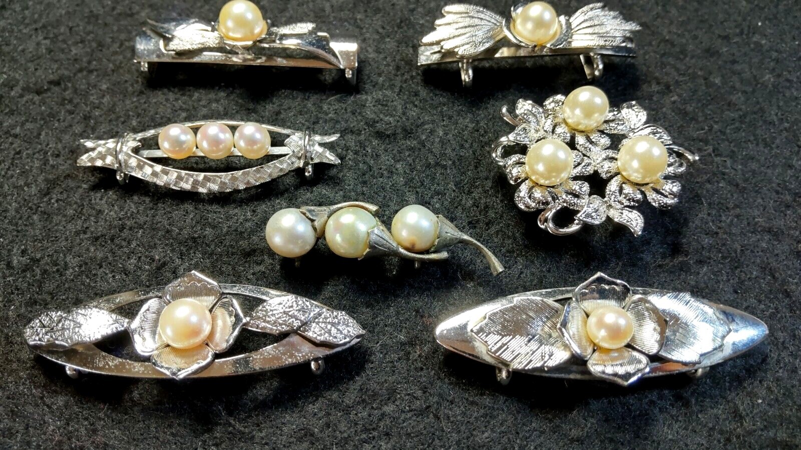 Vintage Japanese KIMONO OBIDOME 帯留め Pearl set of 7 from Japan #1448 | eBay