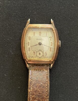 VINTAGE ROSE GOLD Elbon Swiss Made Watch | eBay