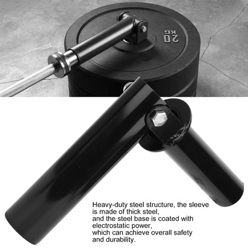 Steel Barbell TBar Row Plate Post Insert Landmine Explosive Power Core ...