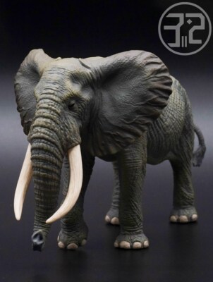 Collecta 88966 African Elephant Simulation Wildlife Model Toy 18cm | eBay