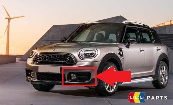 MINI NEW GENUINE F60 COUNTRYMAN FRONT FOG LIGHT CLOSED GRILLE LEFT N/S ...