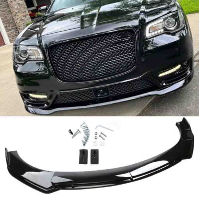For 2005-2020 Chrysler 300 Front Bumper Lip Splitter Spoiler Chin Kit ...