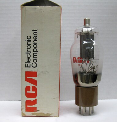 NOS RCA 807 Beam Tetrode Amplifier Vacuum Tube TV-7/U TESTED | eBay
