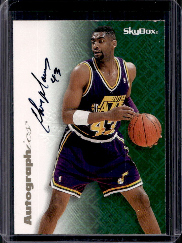1996-97 Skybox Premium Autographics Chris Morris Autograph Auto Utah ...