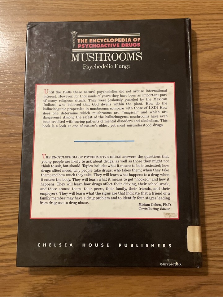 Encyclopedia of Psychoactive Drugs: Mushrooms by Peter E Furst ...