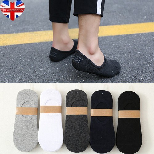 3 or 6pair Invisible Trainer socks Men Womens Footsies No Shoe Show ...