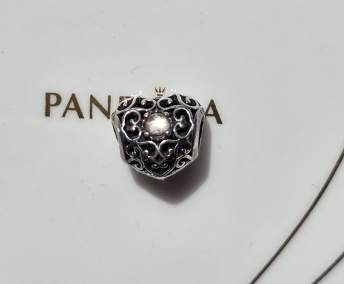 Pandora April Signature Birthstone Heart Charm #791784RC | eBay