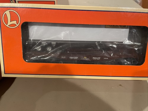 Lionel 6-36025 O Gauge TrailerTrain Flatcar with JB Hunt Trailer W ETD ...