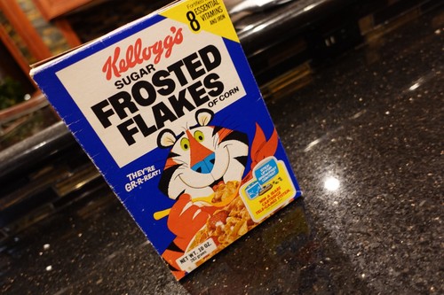 Vintage Atari 2600 Frosted Flake Computer Video Game Console CEREAL BOX ...