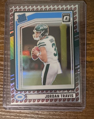 2024 Panini Donruss Jordan Travis Football Emoji SSP Rated Rookie Optic ...