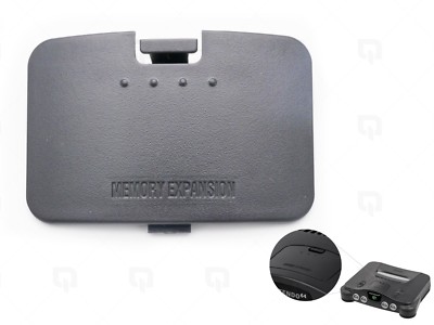 Nintendo 64 N64 Replacement Memory Expansion Cover Jumper Pak Lid Black ...