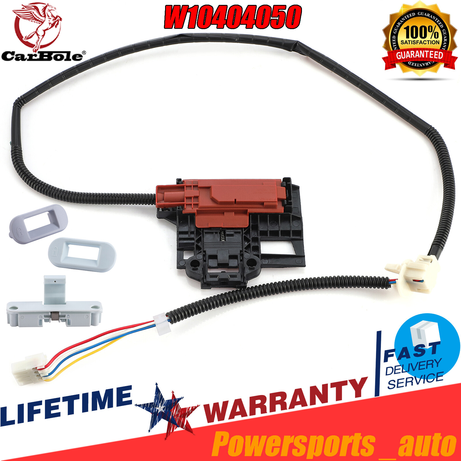 Washer Lid Lock Latch Switch W10404050 Assembly for Whirlpool Replaces ...