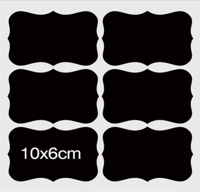 Chalkboard Sticker Labels Dropship 10 Sheets Premium Chalkboard