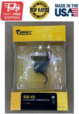 NEW TIMNEY 510 V2 TRIGGER REMINGTON 700 W/ SAFETY 2-4LBS PULL ...