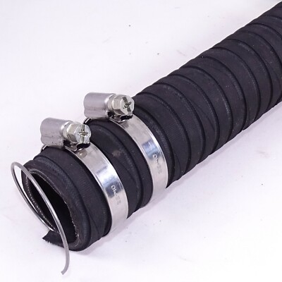 Wire Reinforced Flexi Radiator Rubber Hose - Plus 2 x Stainless Steel ...