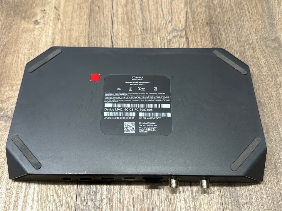 XFINITY XG1V4-A TV Cable Box TV Player (Untested) | eBay