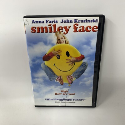 Smiley Face DVD RARE OOP Anna Faris John Krasinski Gregg Araki Region 1 ...