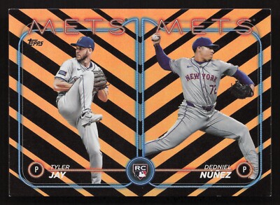 2024 Topps Update #US82 Tyler Jay/Dedniel Nunez RC HOLIDAY PARALLEL NY ...