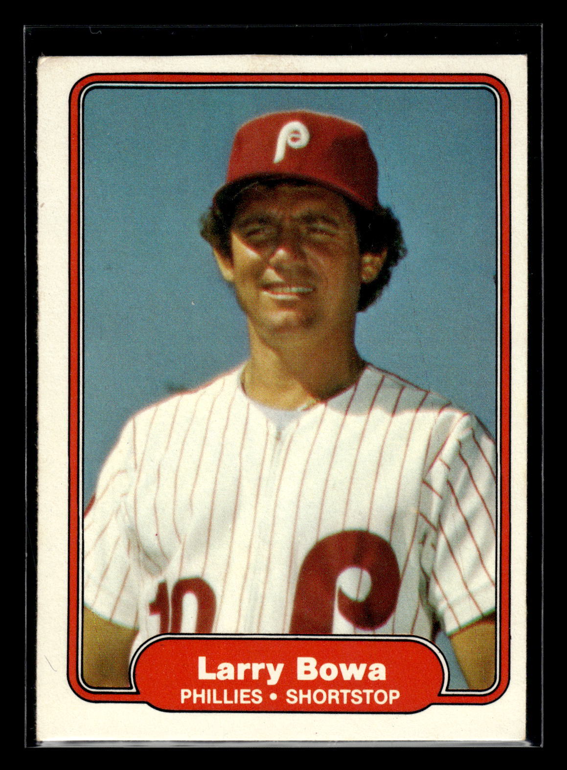 1982 Fleer Baseball #241 Larry Bowa "Set Break" Mint Philadelphia ...