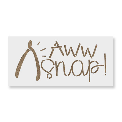 Aww Snap Thanksgiving Stencil | eBay