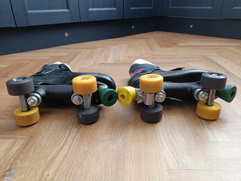 Bauer Turbo Quad Roller Skates / Boots 90's Retro | eBay UK