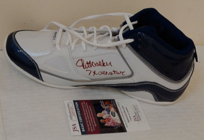 CHET WALKER Autographed Signed NBA Basketball Shoe JSA 76ers Braves ...