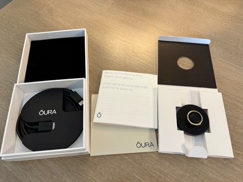Oura Ring Gen3 Heritage Gold – Size US6 with original box and charger ...