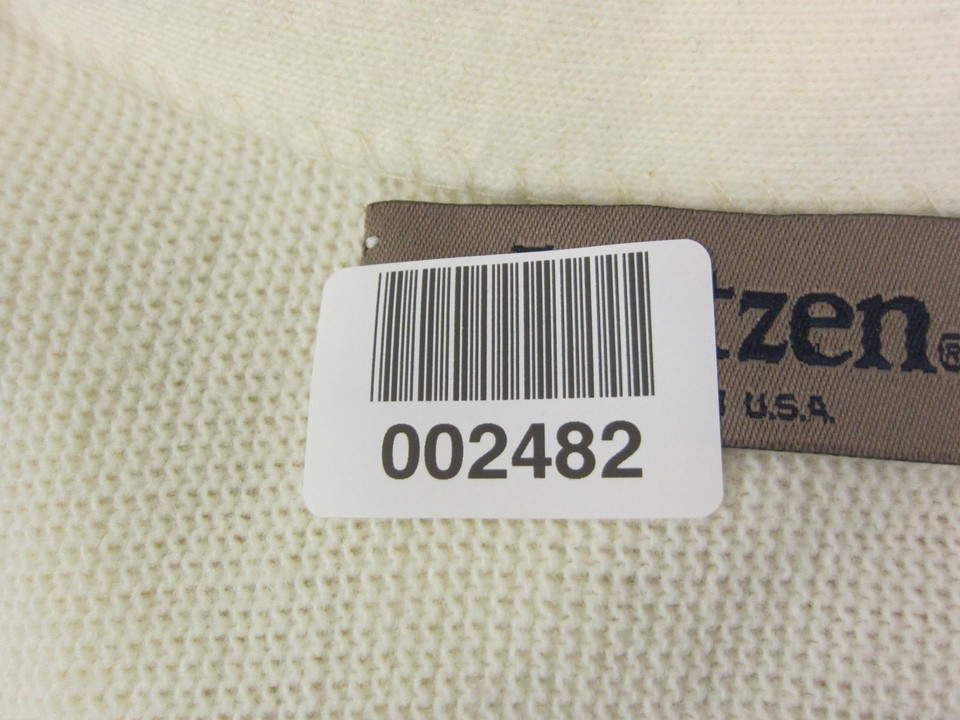 Vintage Jantzen Cardigan Mens Large Creme Sweater Made in USA 80s 90s ...