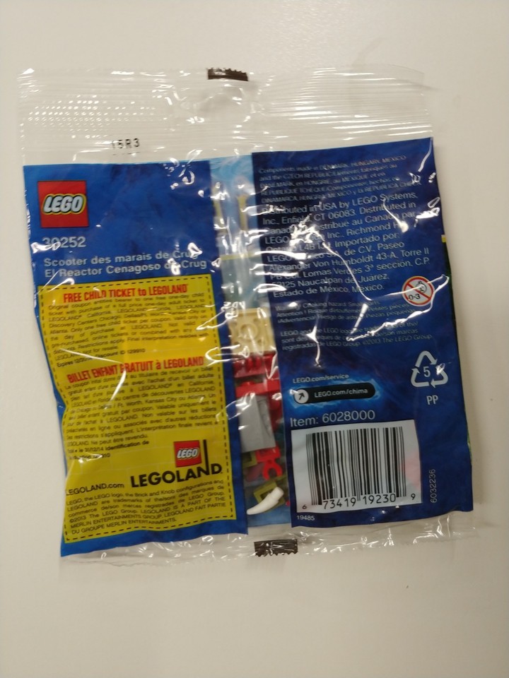 LEGO 30252 LEGENDS CHIMA Crug's Swamp Jetnew sealed PROMO POLYBAG ...