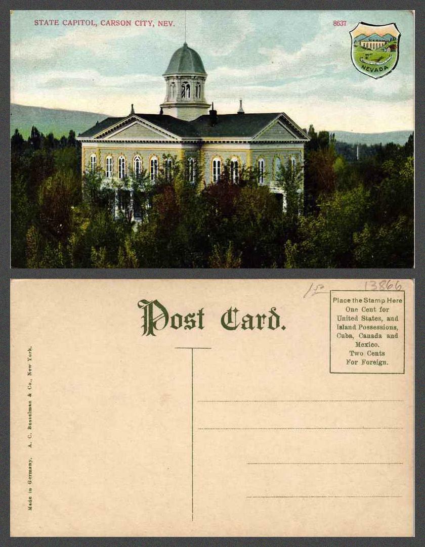 NEVADA Carson City VINTAGE POSTCARD | eBay