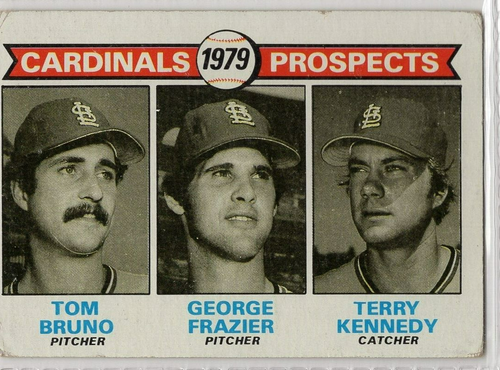 1979 Topps Tom Bruno | George Frazier | Terry Kennedy Rookie St. Louis ...