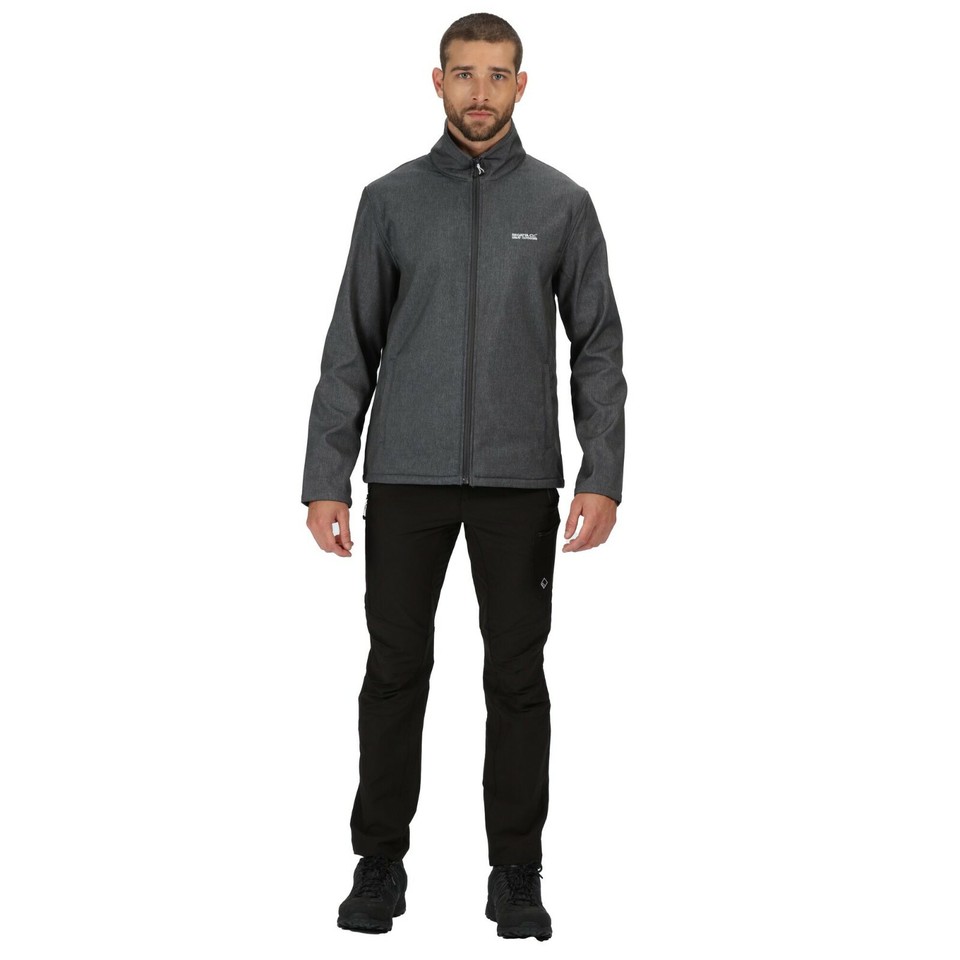 Regatta Cera Mens Full Zip Softshell Jacket Insulated Water Wind ...