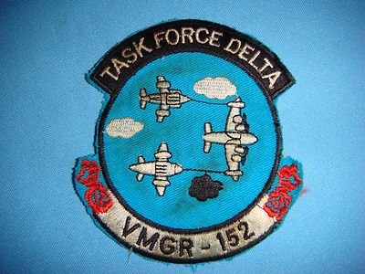 NAM WAR PATCH TASK FORCE DELTA , USMC VMGR-152 ROSE GARDEN NAM PHONG ...