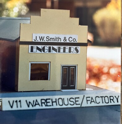 'LJ Models HO scale card model kit of a WAREHOUSE/FACTORY | eBay