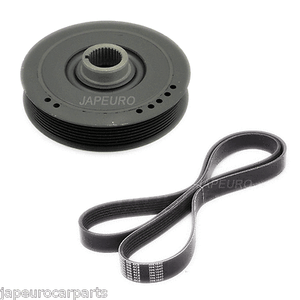 For HONDA ACCORD 2.2 CDTi CRANKSHAFT / CRANK SHAFT PULLEY & FAN BELT | eBay