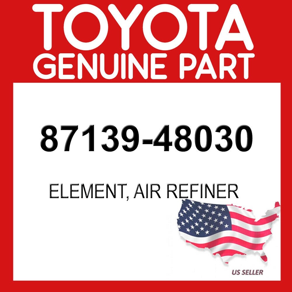 Toyota Genuine 87139-48030 Element Air Refiner OEM 8713948030 | eBay