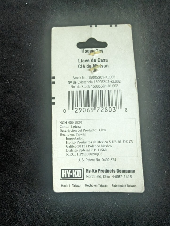 Klinky Keys HY-KO House Key American Pride Flag Patriotic UNUSED NOS | eBay
