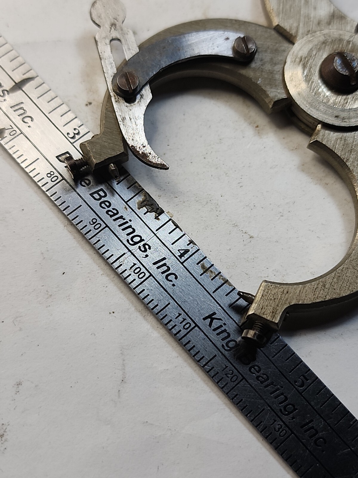 Vintage Bergeon Watchmakers Truing Calipers Good used 3 1/2" watch tool ...