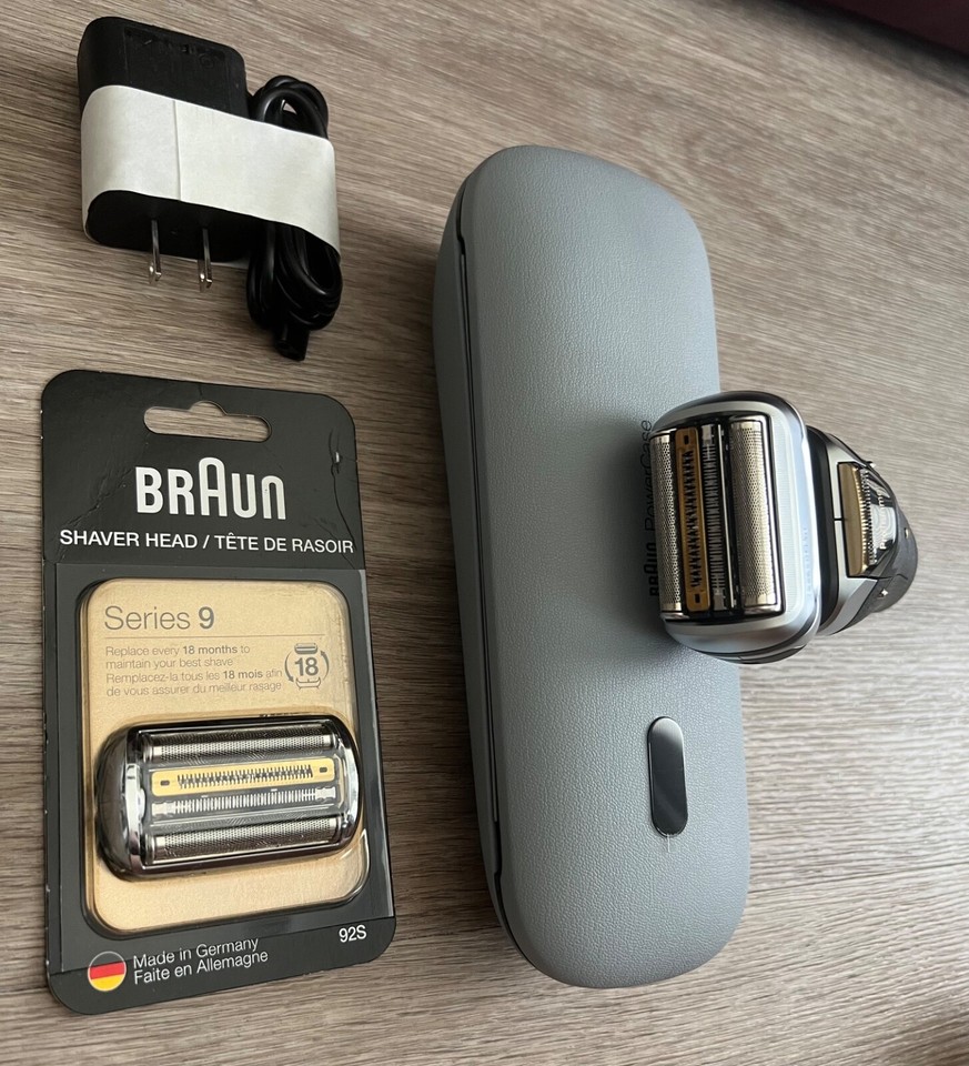 Braun Series 9 Pro Plus 9577cc Electric Shaver with PowerCase + Extra ...