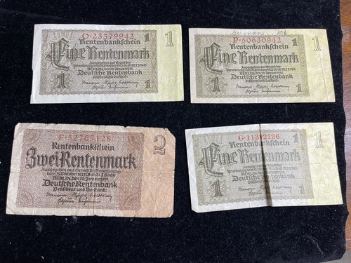 WWII German Nazi 4 Banknotes Lot High Value | eBay