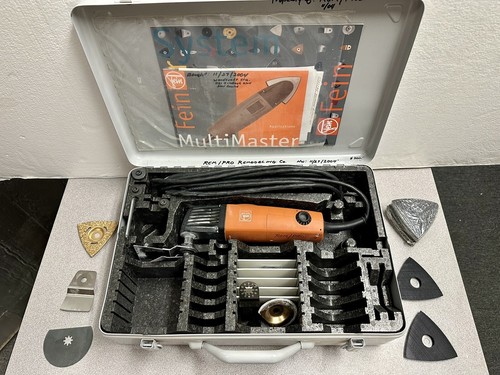 Fein MSxe 636 II XL Multimaster Top Oscillating Variable Speed Tool Kit ...