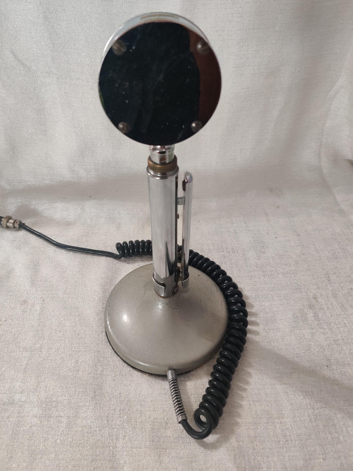 Vintage Astatic Microphone D-104 Lollipop W/ G Stand 4 Pin CB Ham Mic ...
