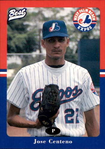 1996 West Palm Beach Expos Best #5 Jose Centeno Guanipa Venezuela ...