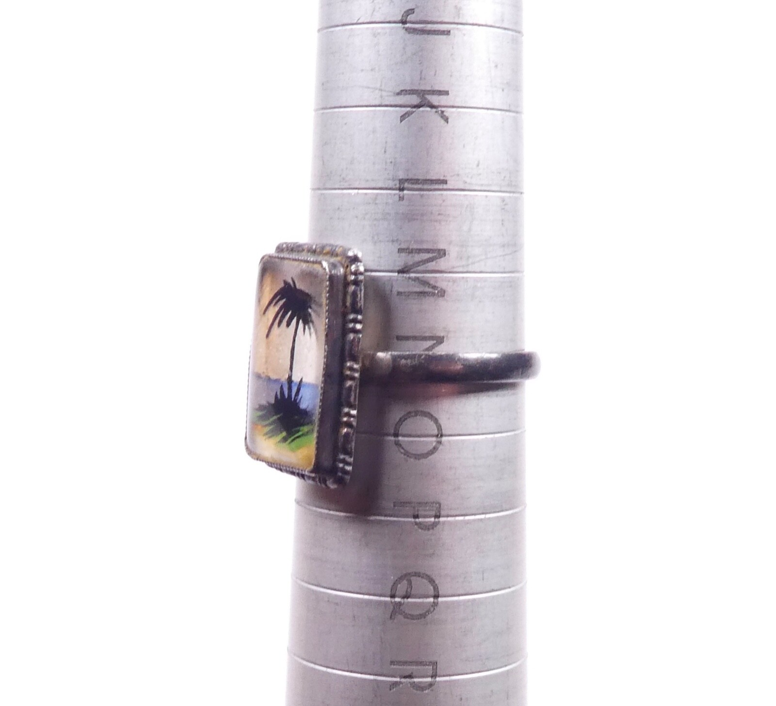 Thomas L Mott Ring Butterfly Wing Art Deco 925 Sterling Silver Palm ...