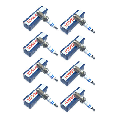 Set of 8 Bosch Platinum+4 Spark Plugs FGR7DQP for BMW Audi Honda For ...