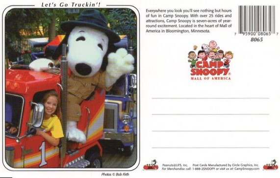 Knott's Camp Snoopy Mall Of America Camp Bus Charlie Brown, Linus, Lucy ...