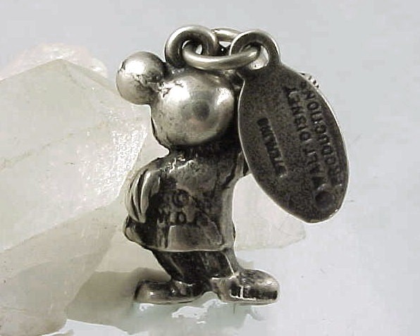 VINTAGE STERLING SILVER MICKEY MOUSE DISNEYLAND WALT DISNEY PRODUCTION ...