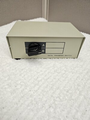 Manual Data Transfer Switch Box 2-Position 2-Port A/B Vintage | eBay